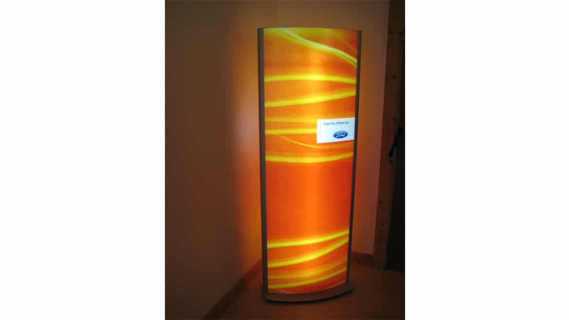 Freestanding Totem Lightbox | LED Illuminated Column - W&Co