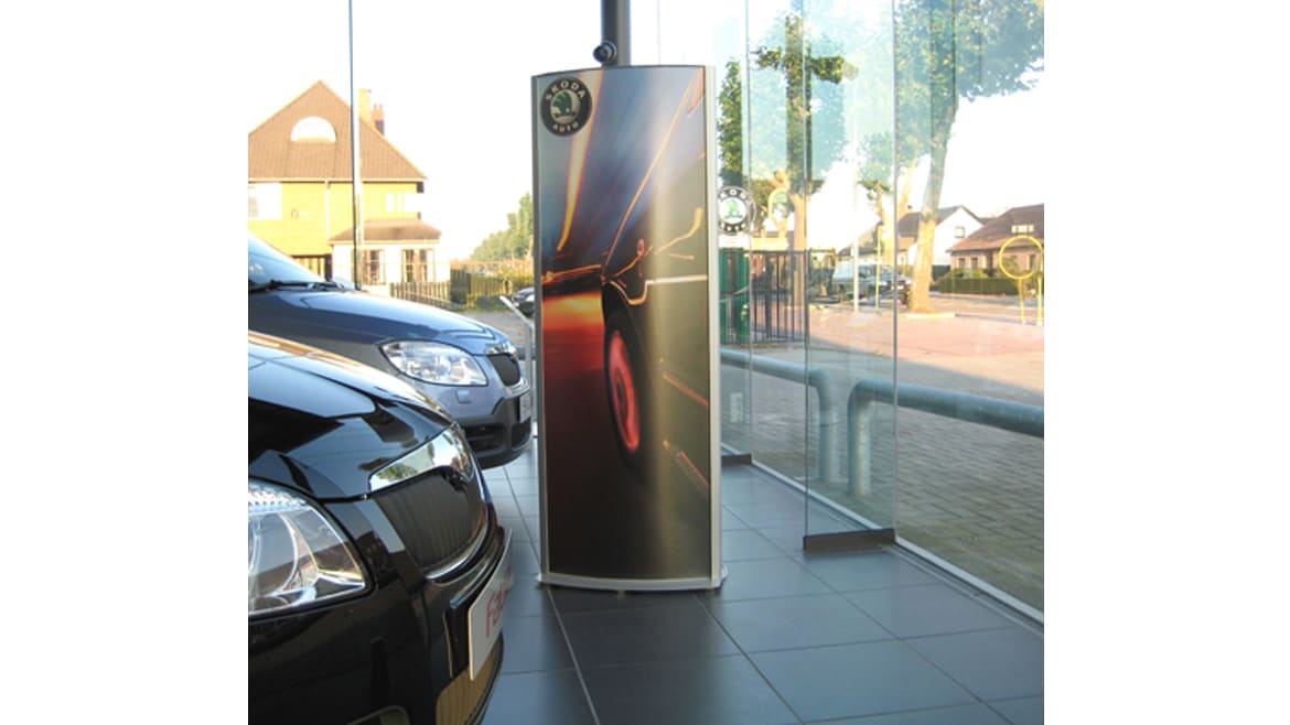 Freestanding Totem Lightbox | LED Illuminated Column - W&Co