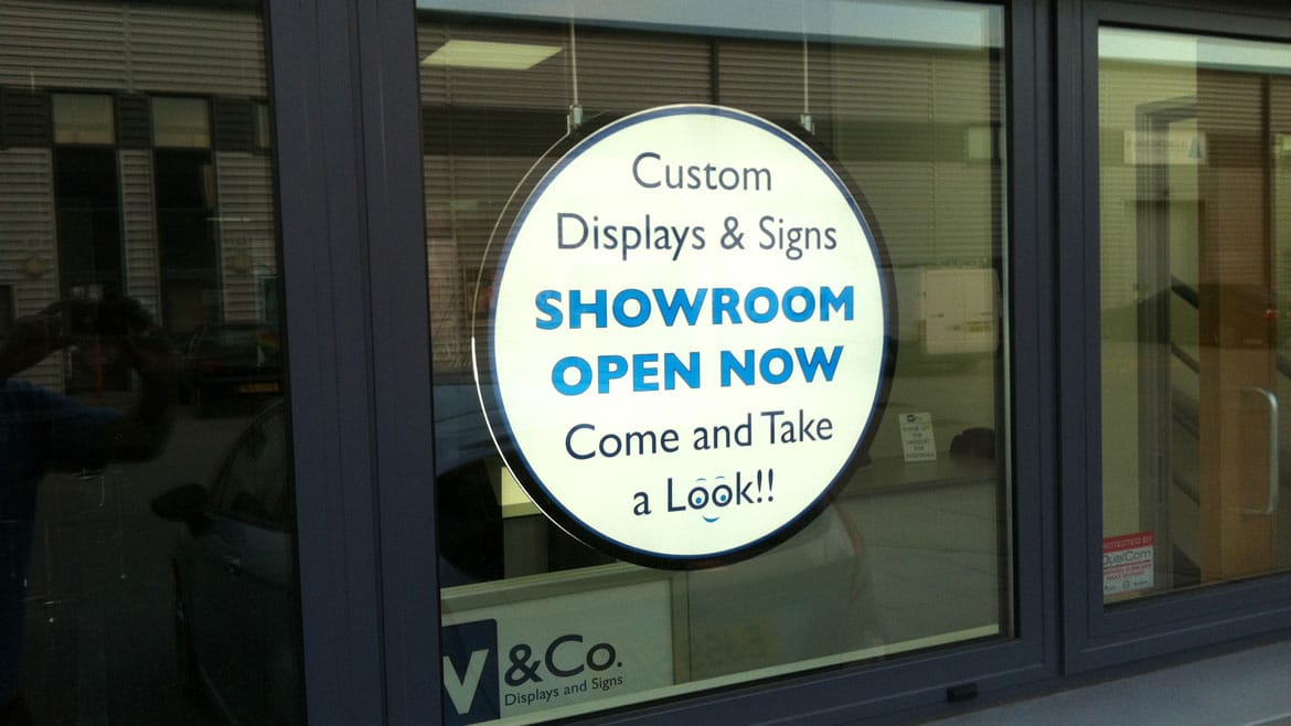 LumiDisc Circular LED Light Panel Graphic Display - W&Co