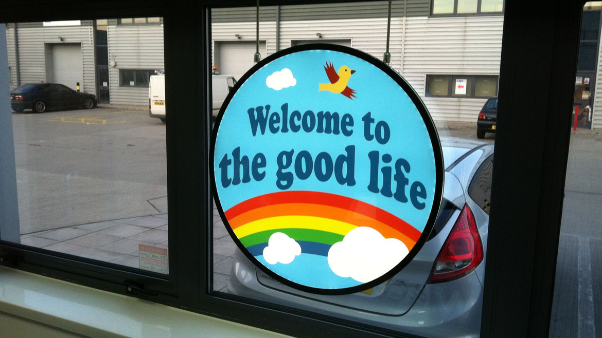 LumiDisc Circular LED Light Panel Graphic Display - W&Co