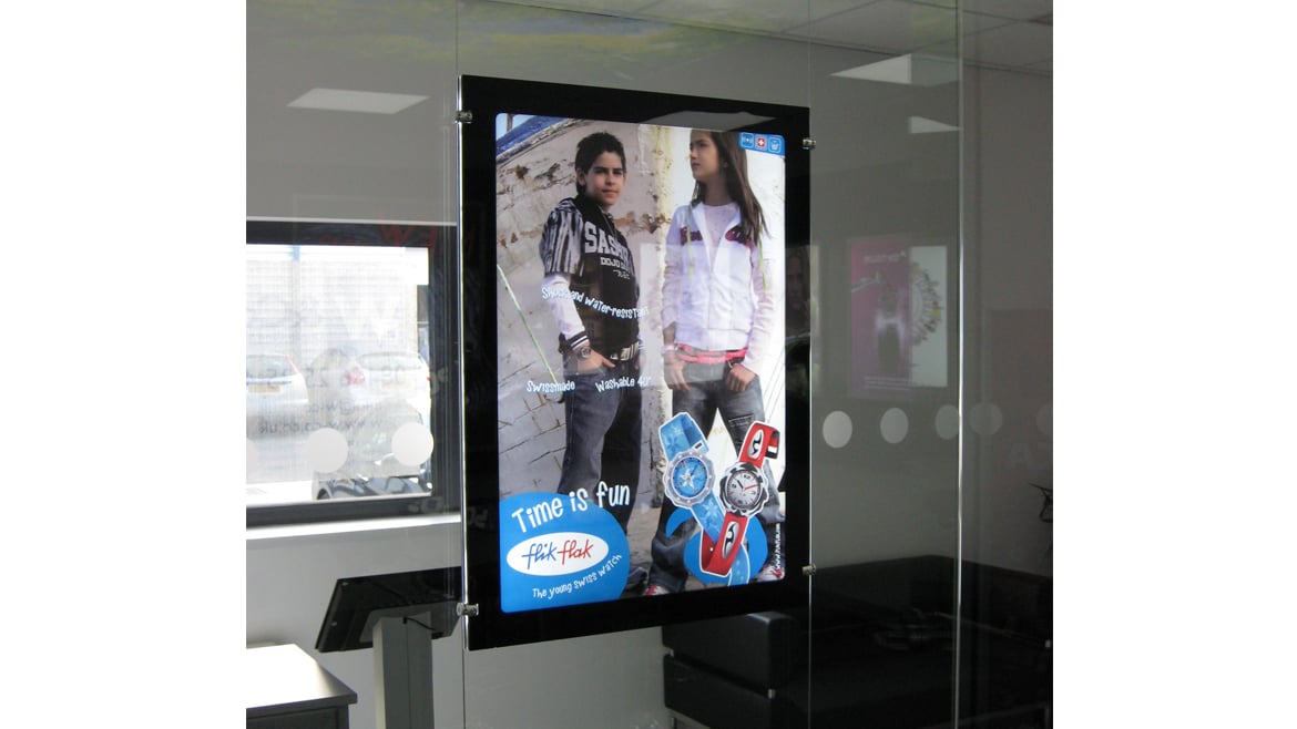 Slim Window Lightbox | Slimline Illuminated Display Frame - W&Co