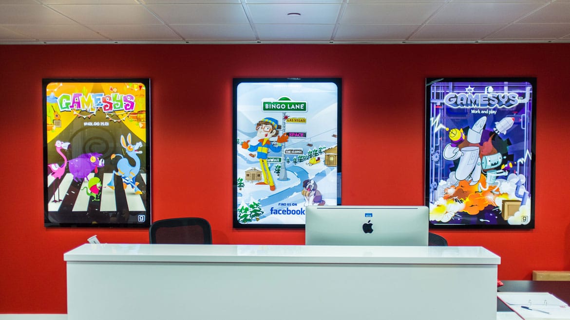 Slim Acrylic Lightbox | LumiFrame Slimline LED Light Box - W&Co