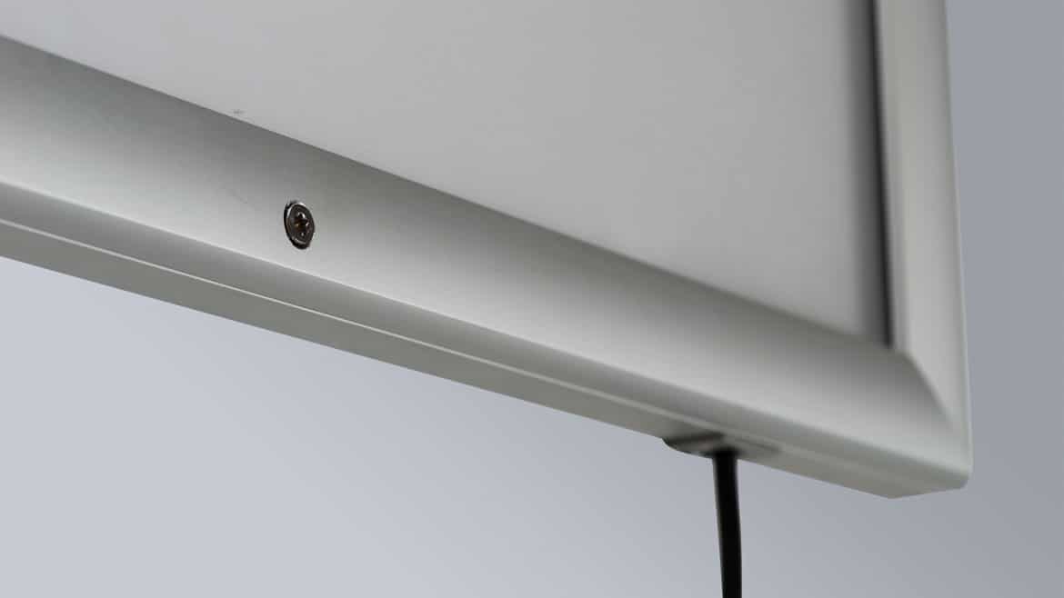 Outdoor Lockable Lightbox | External Slim LED Light Box - W&Co