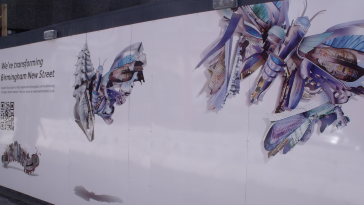 Hoarding Graphics for Construction Site Exterior Branding- W&Co