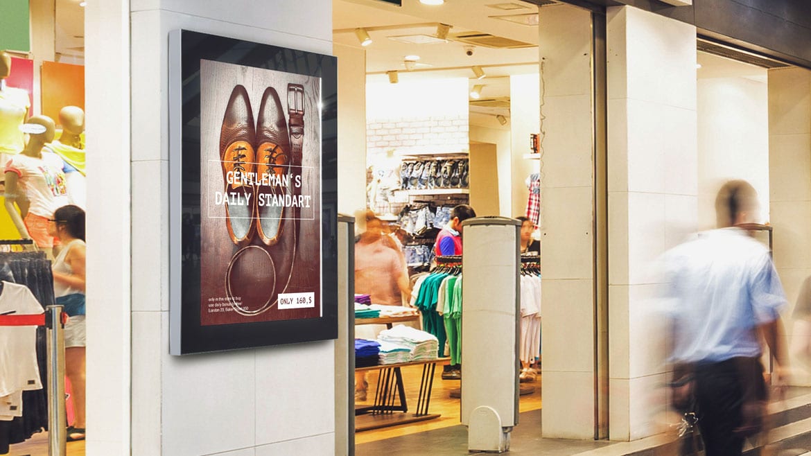 Illuminated Poster Case | Lockable Outdoor Poster Cases - W&Co