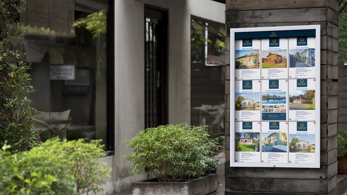 External Notice Board, Outdoor Message Board - W&Co