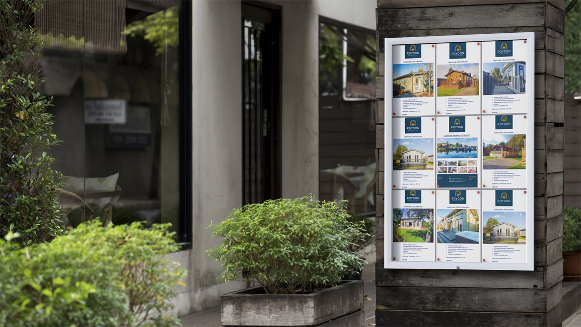 Outdoor Notice Board, Metro Advertising Notice Board - W&Co