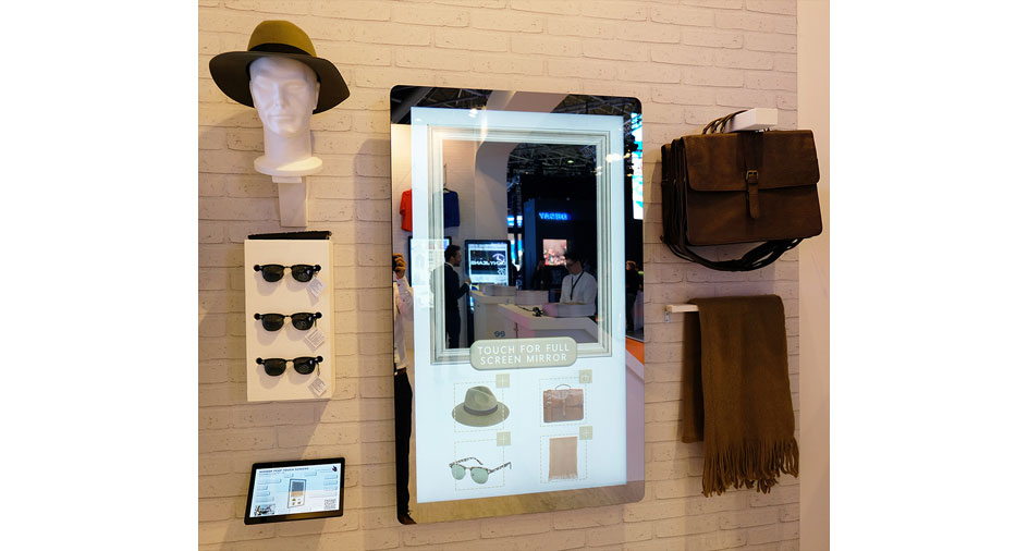 Magic Mirror Touch Screen Digital Signage Interative Display