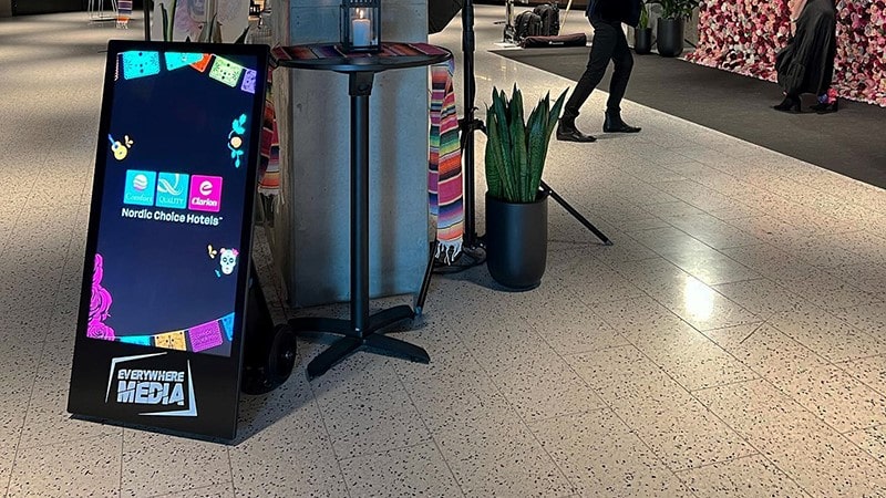 Outdoor Digital A-Board | External Digital Pavement Sign