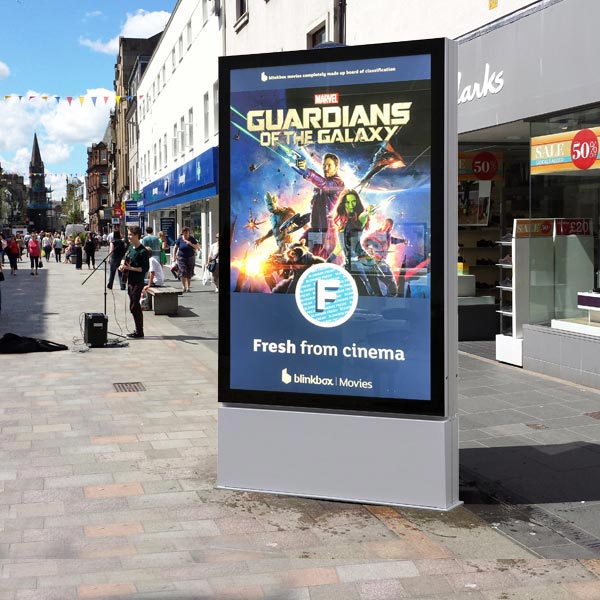 Freestanding Poster Cases Outdoor Rated Adverising Displays - W&Co