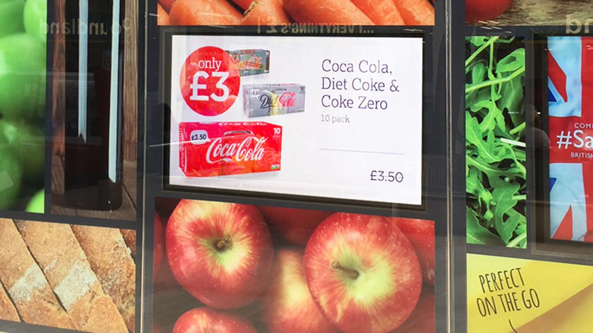 Ultra High Brightness Screens | Bright Digital Window Displays W&Co