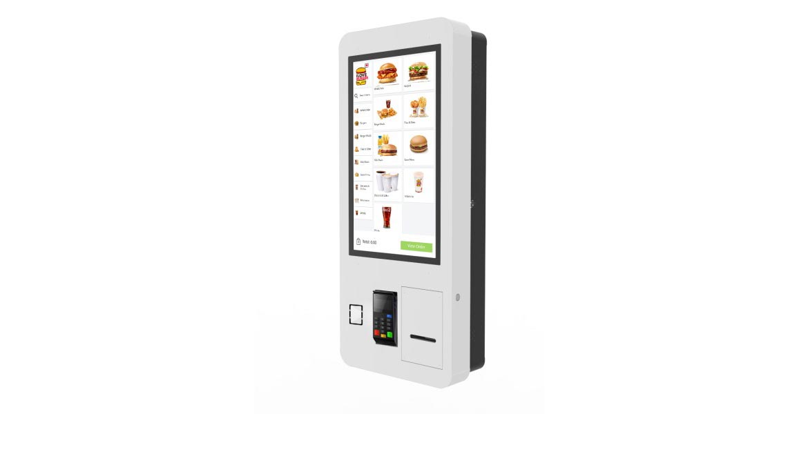 Digital Self Service Kiosk - Touch Screen Self Ordering System