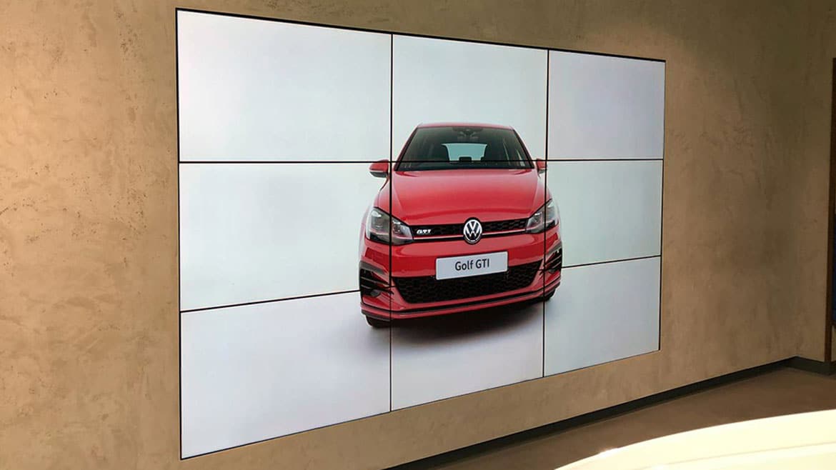 LCD Digital Video Walls, Commercial Grade, Ultra Slim Bezels - W&Co