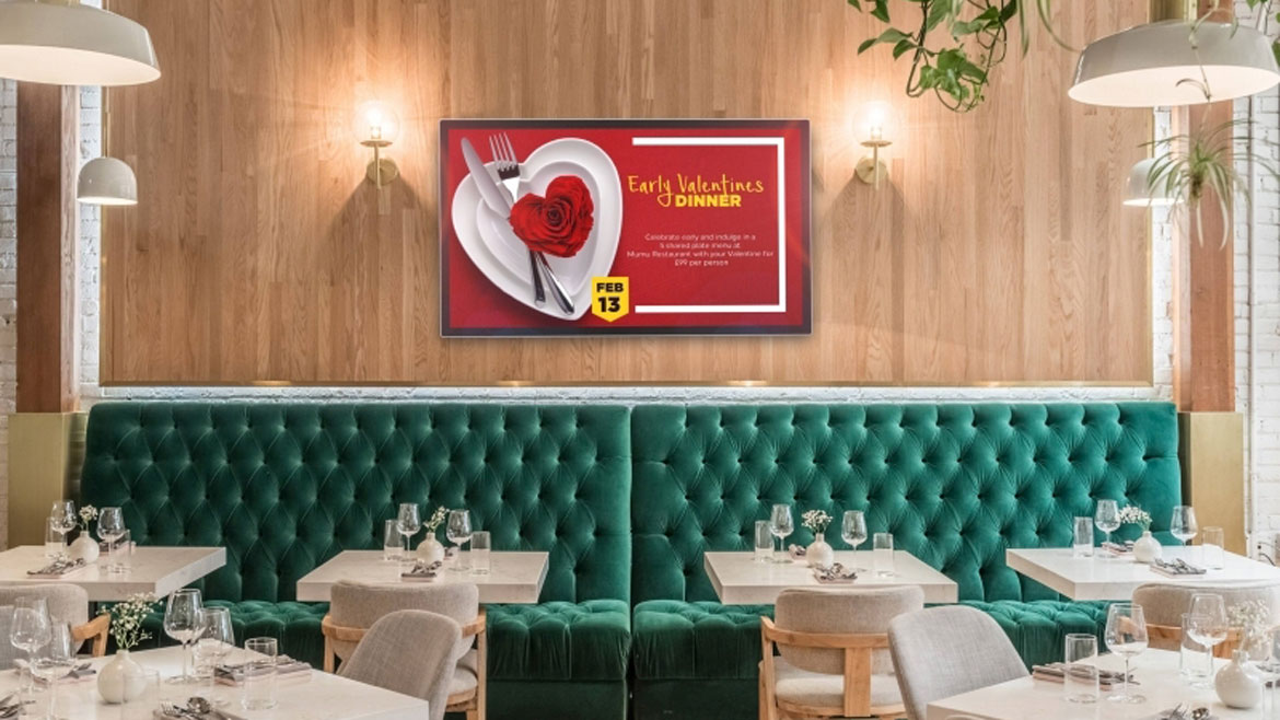 Wall Mounted Digital Screens | Wall Fixed Digital Signage- W&Co