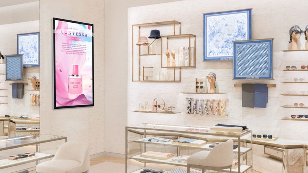 Slimline Digital Screens | Slim Digital Signage - W&Co Displays and Signs