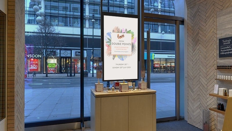 Ultra High Brightness Double-Sided Digital Window Display