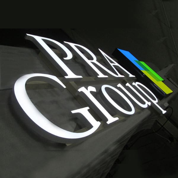LED Block Acrylic Letters | Faux Neon Lettering - W&Co Displays and Signs