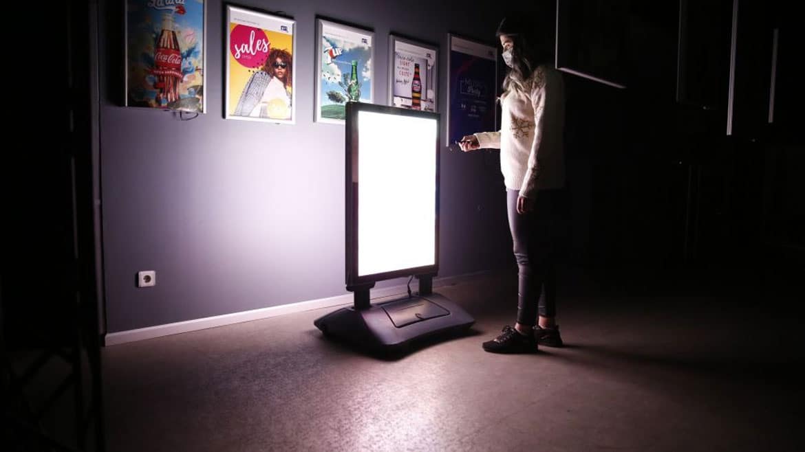 LED Illuminated Pavement Sign | Backlit A-Board