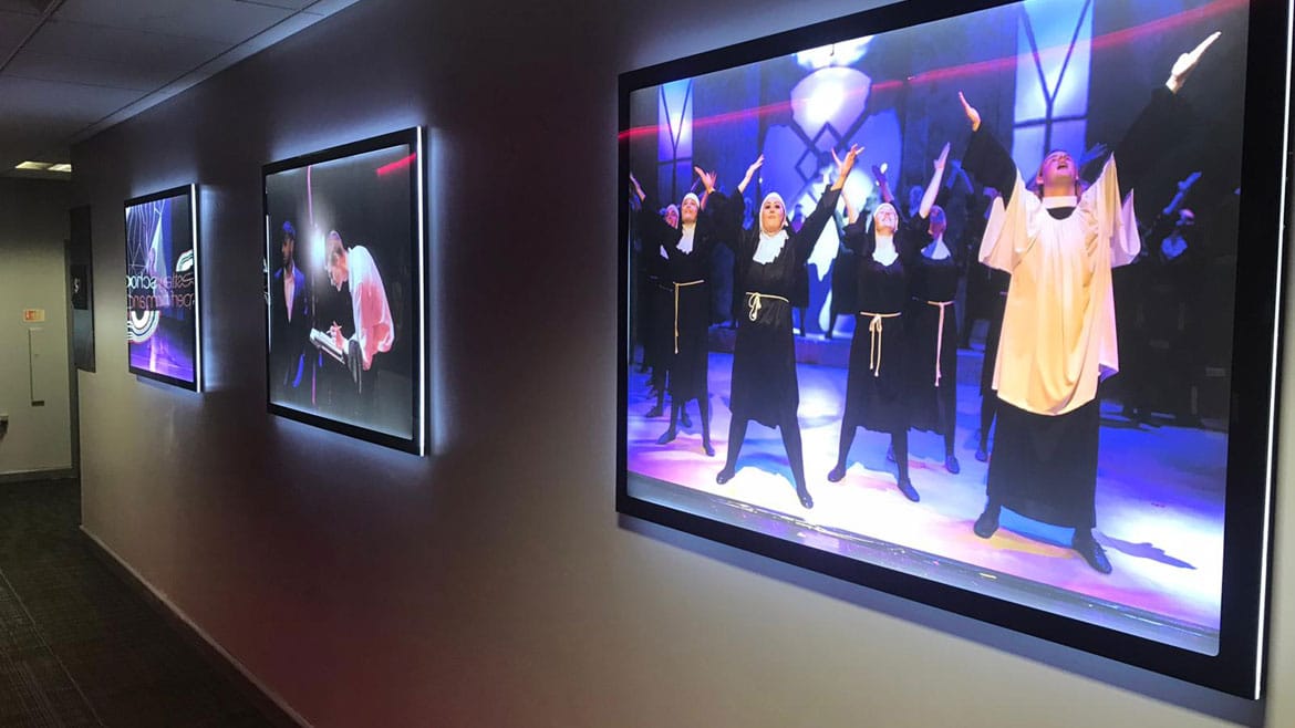 Slim Acrylic Lightbox | LumiFrame Slimline LED Light Box - W&Co