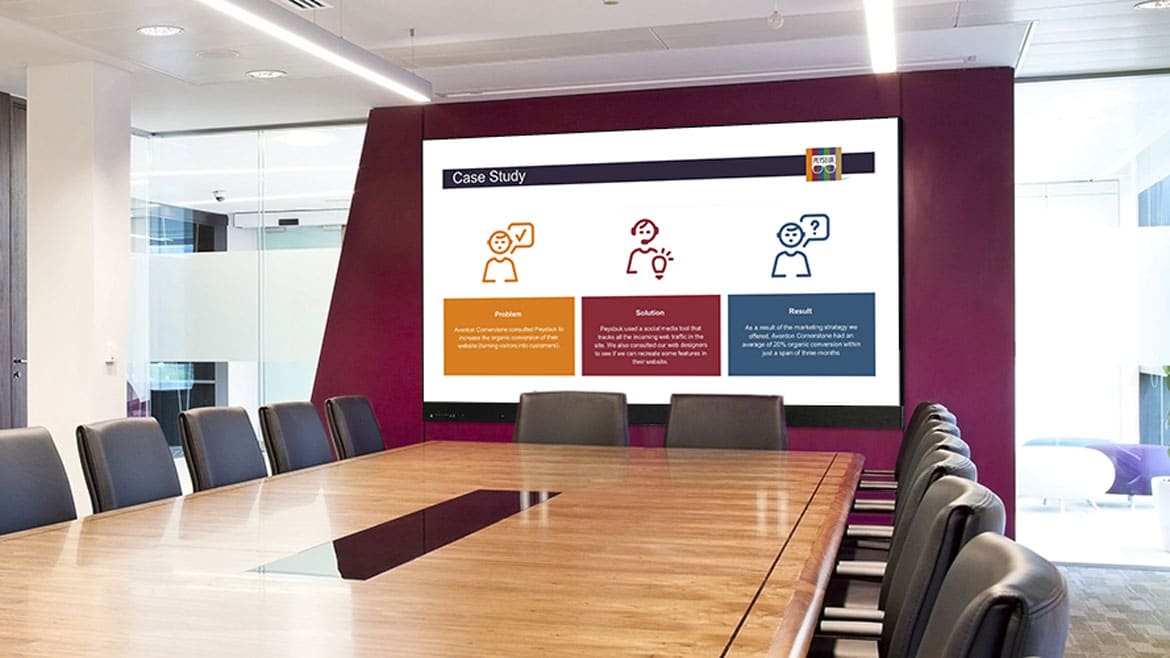 Presentation LED Video Walls | Fine Pitch HD Video Wall Displays