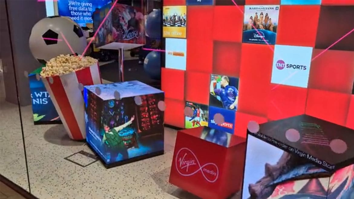 Digital LED Cubes | Freestanding Digital Cube Displays