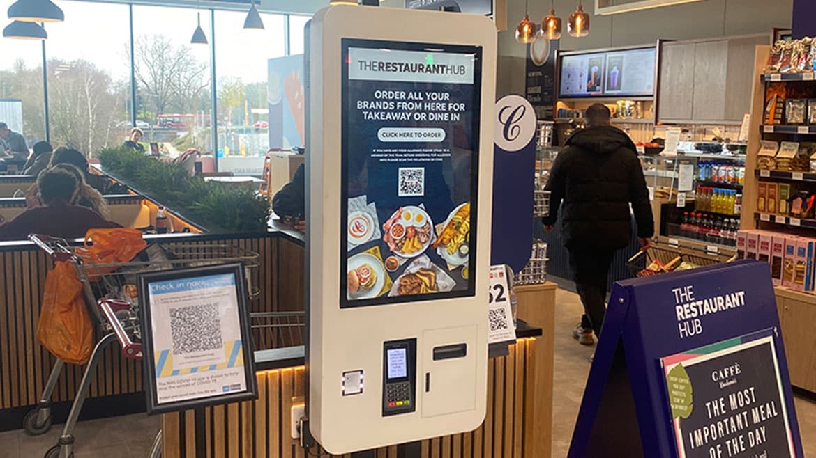 Digital Self Service Kiosk - Touch Screen Self Ordering System